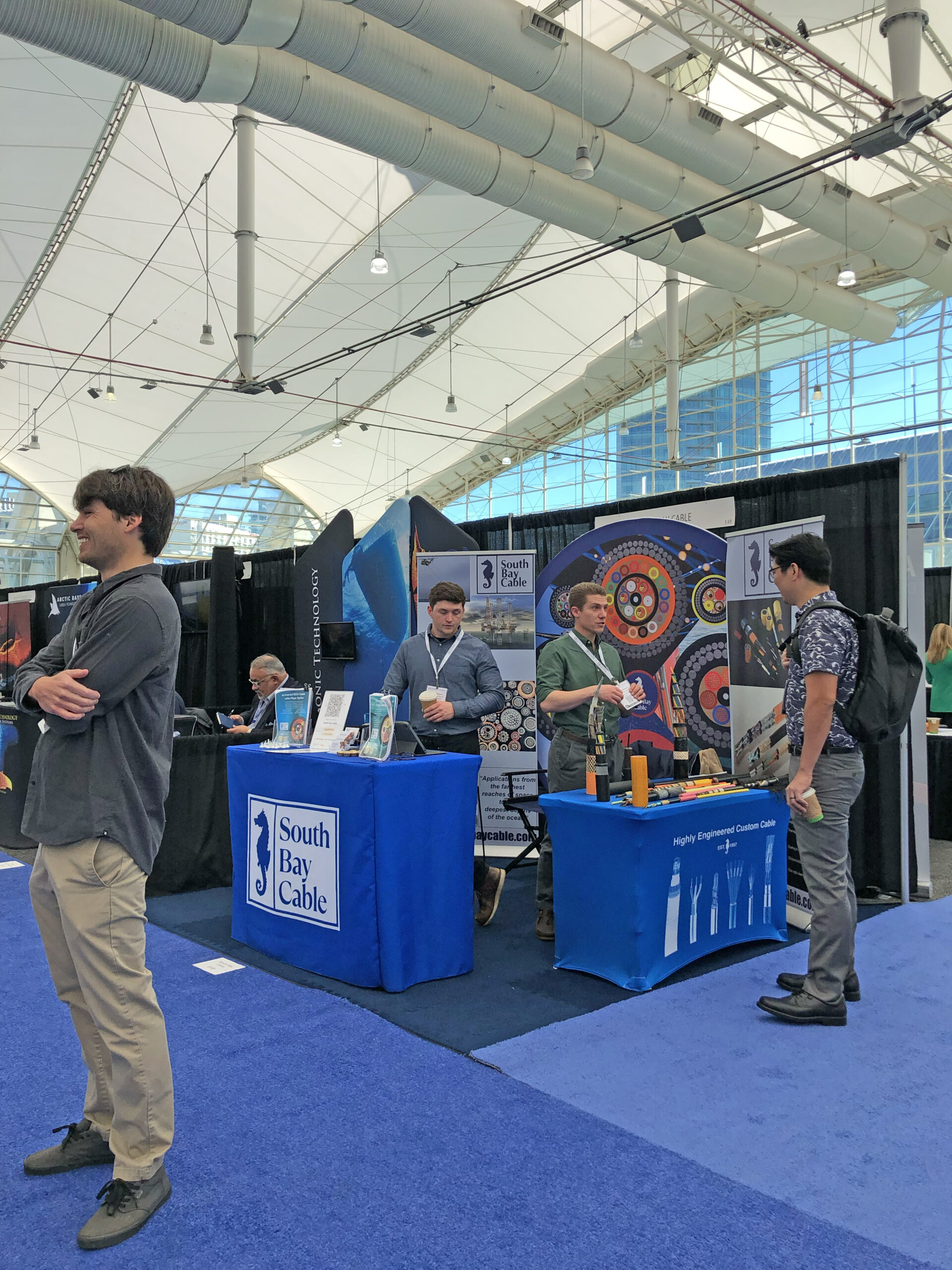 South Bay Cable exhibits at Oceanology – South Bay Cable
