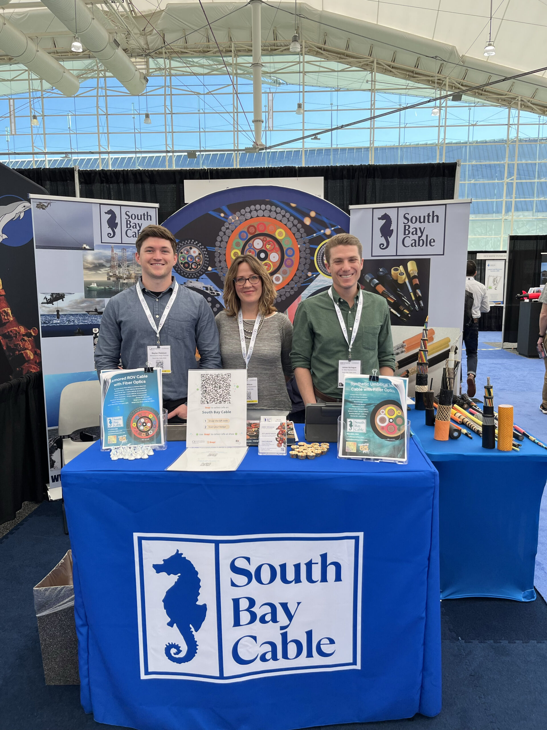 South Bay Cable exhibits at Oceanology • South Bay Cable